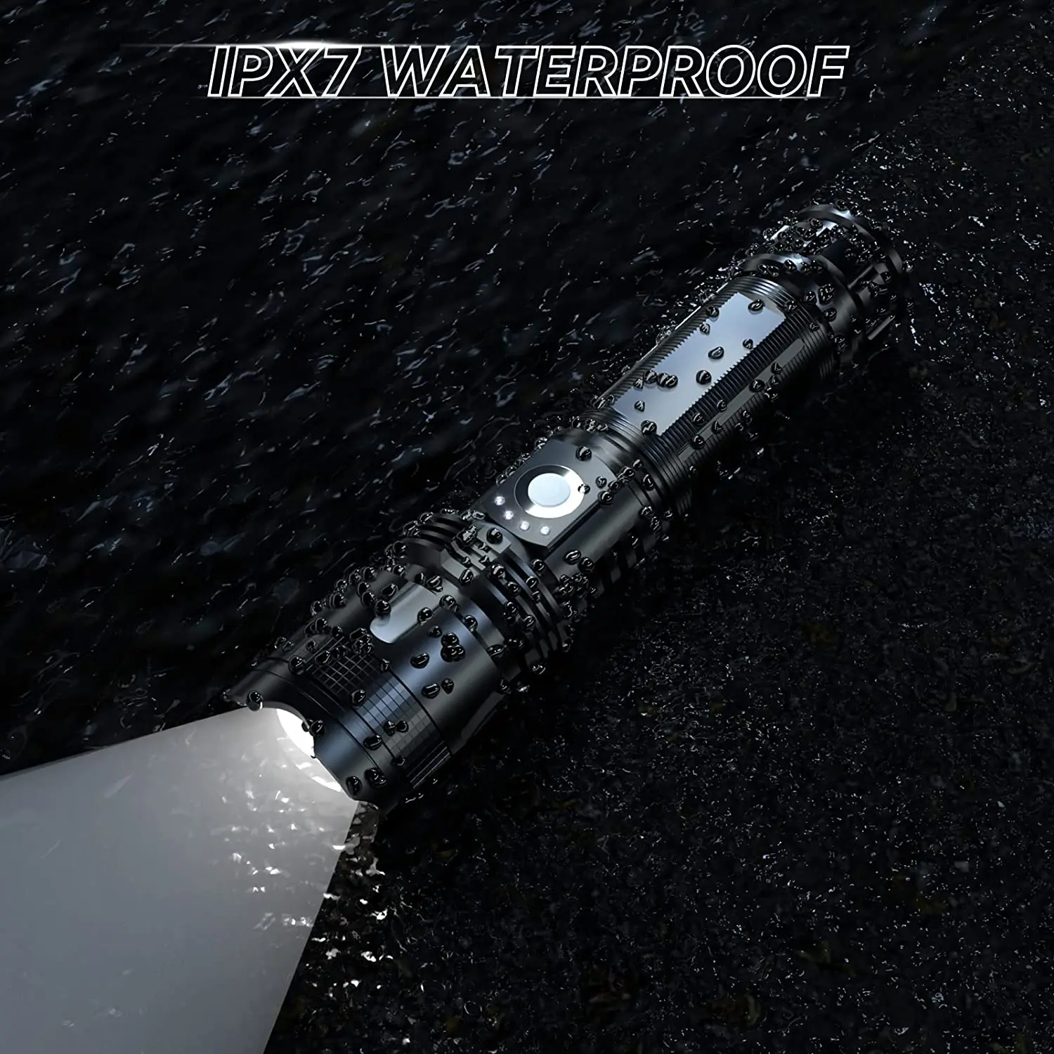 Rechargeable 1000m Long Range Distance Torch Led Flashlight Hunting ...
