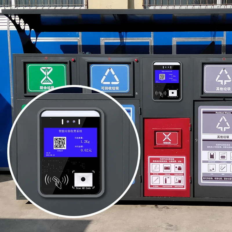Android Face Payment Terminal For Garbage Charging System Support 4g Qr ...