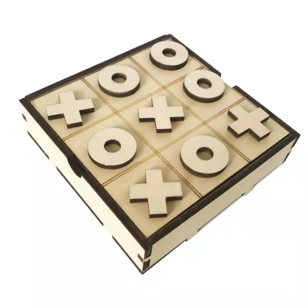 Tic Tac Toe Board Games 5x5 Noughts Xoxo Stocking Stuffer Living Room ...