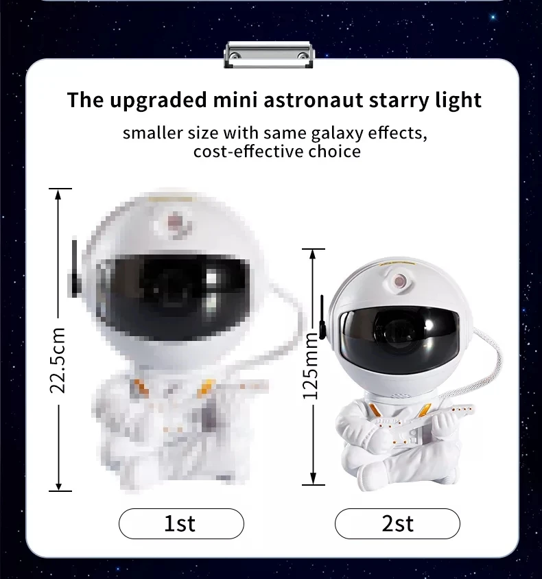 Starry Nebula Ceiling Led Table Astronauts Atmosphere Cloud Galaxy ...