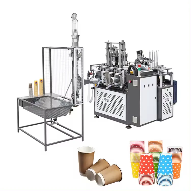 Sini Paper Cup Making Machine Fully Automatic Biodegradable Digital ...
