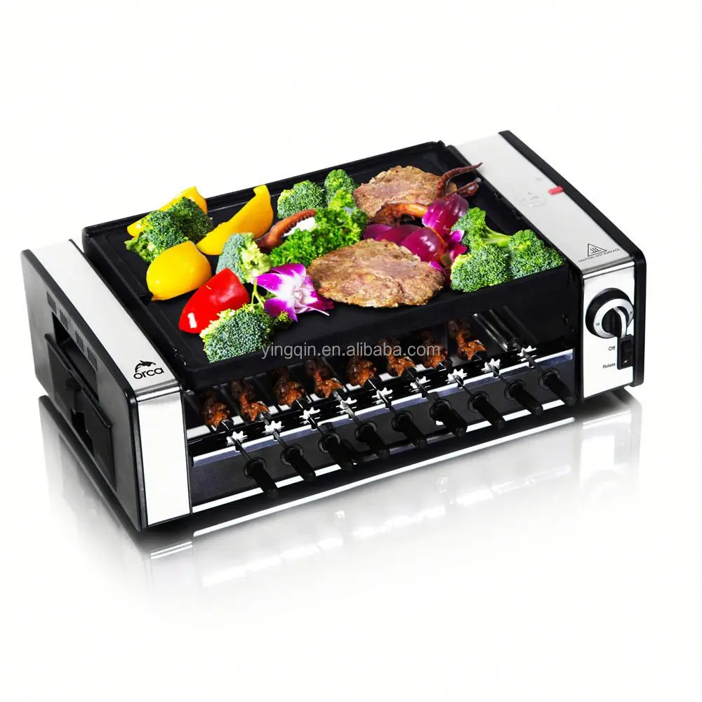 Household Kitchen Table Top Stainless Steel Electric Bbq Grill ...