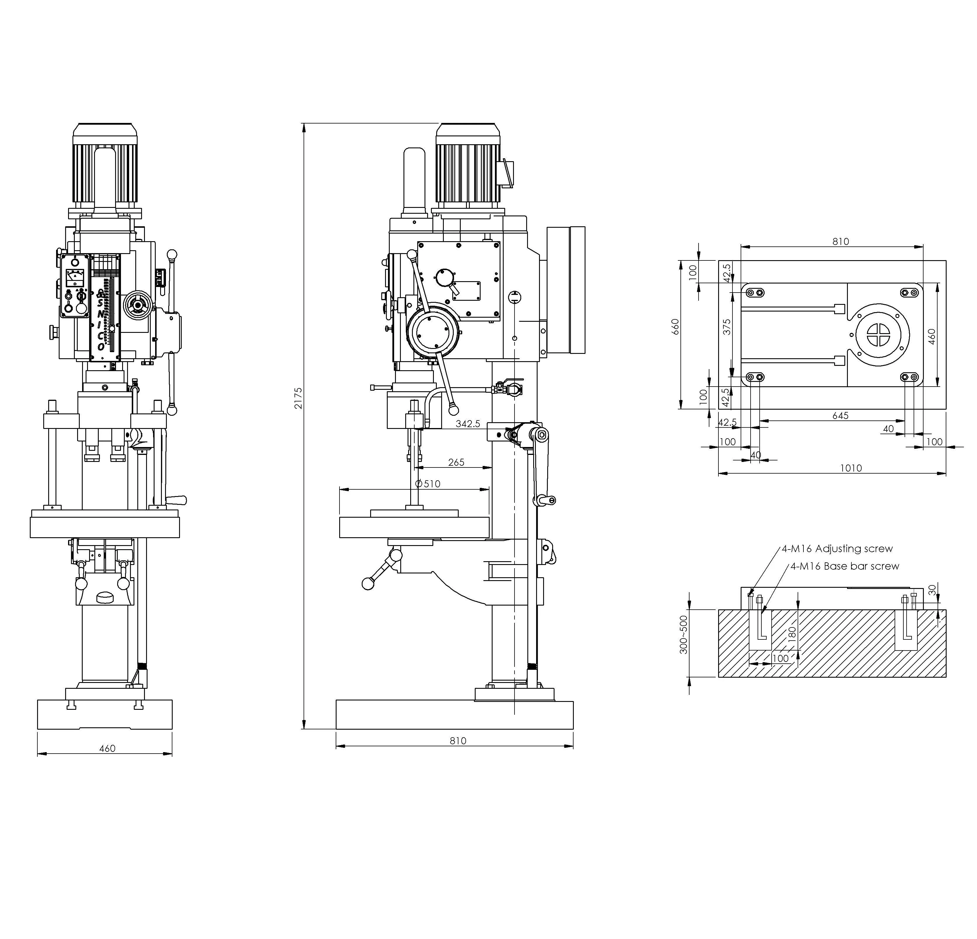 Excellent Offer Upright Drilling Tapping Machine Multi-spindle Drilling ...