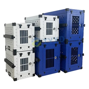 Tyxd S,M,L,Xl,Xxl Luxury Aluminium Folding Metal Dog Cage Stackable ...
