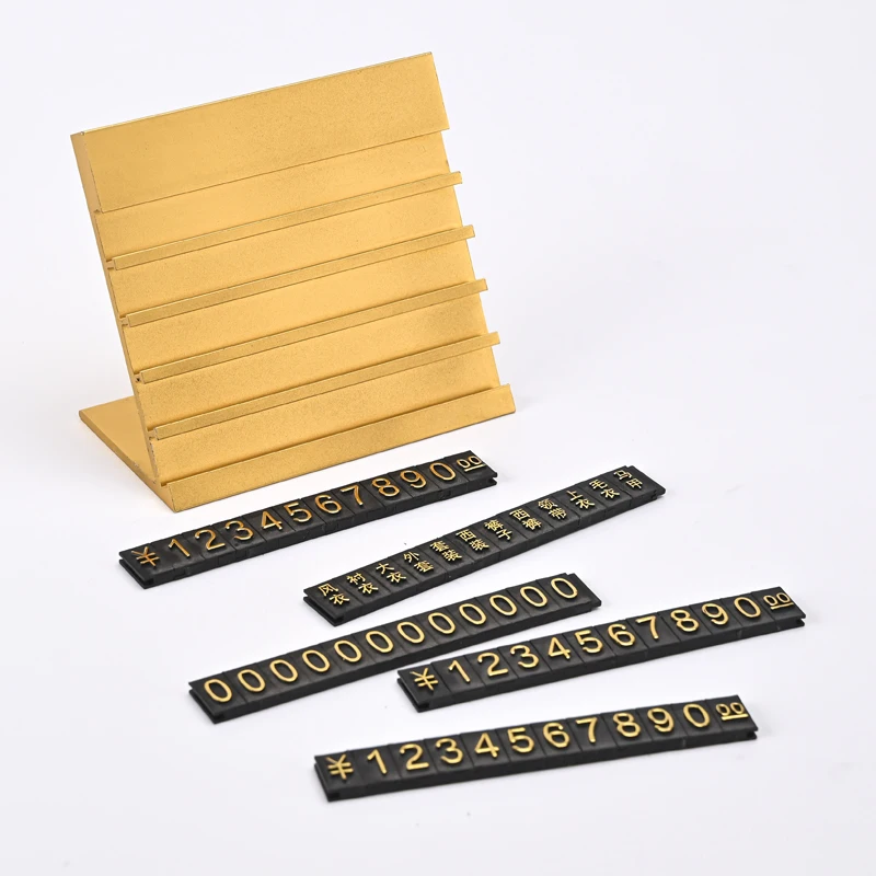 Factory Custom Shop Label Counter Stand Adjustable Store Clear Black ...