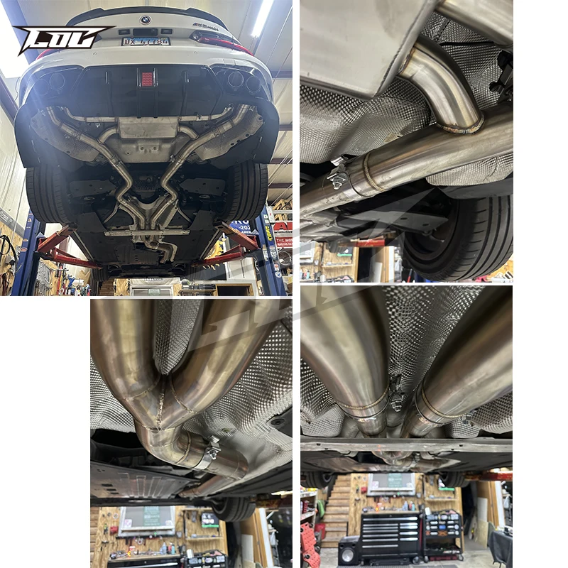 COC Exhaust Muffler with Valves for BMW M340i Performance