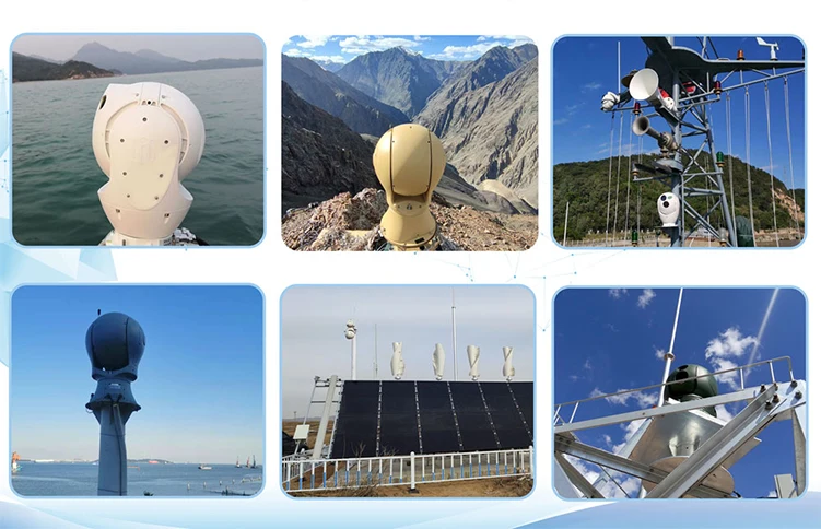 Long Range Monitor Boat Ship Mounted IP66 Thermal Camera
