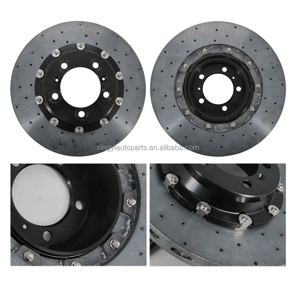 Racing Sport Car Break Disc Carbon Ceramic Brakes Rotors For Porsche ...