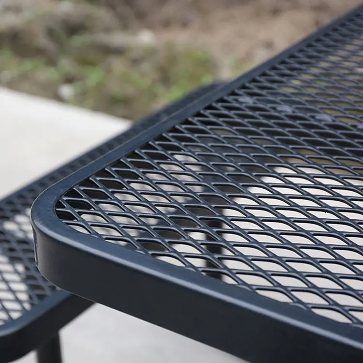 Outdoor Furniture - Durable Expanded Metal Picnic Tables