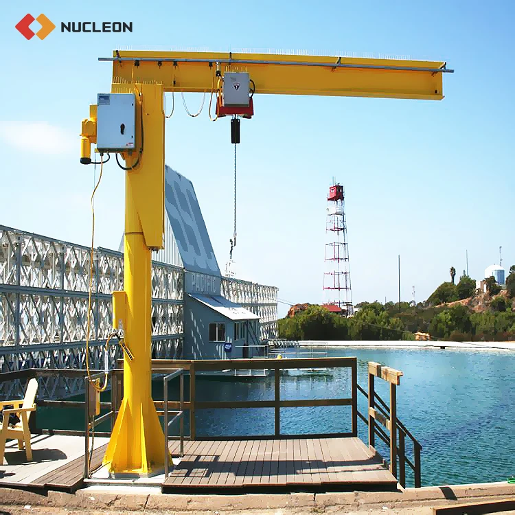 Jib Crane 2 Ton 360 Degree Floor Mounted Rotating Support Crane Jib Crane Type - Buy Jib Crane ...