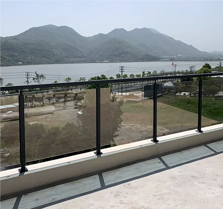 Stainless Steel Modern Glass Balustrade Veranda Handrail Bracket Low ...