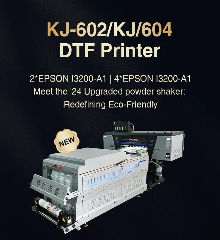 Kingjet Large-format 15sqm/h 68cm Digital Dtf Printer Printing Machine With Upgraded Version ...