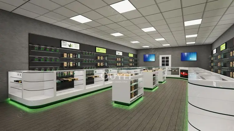 Factory Retail Glass Counter Design Cigarette Display Cabinet Smoke ...