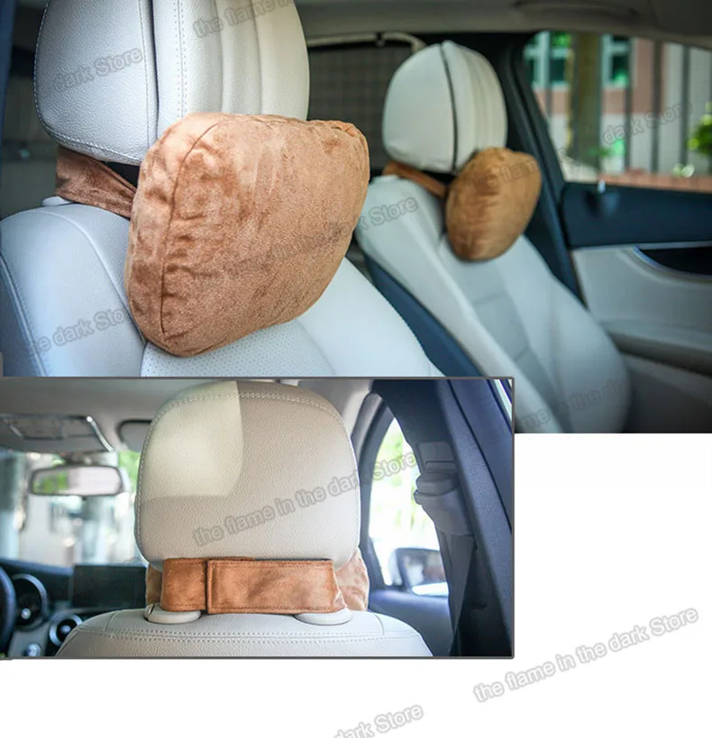 Car Seat Headrest Neck Pillow Rest For For Mercedes Benz Gls Gle Glc ...