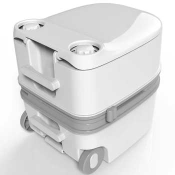 Freucamp-sanjo 휴대용 화장실 플라스틱 3j-w5002-l 플러시 물 탱크 폐기물 보관 탱크 Rv 캐러밴 트레일러 ...