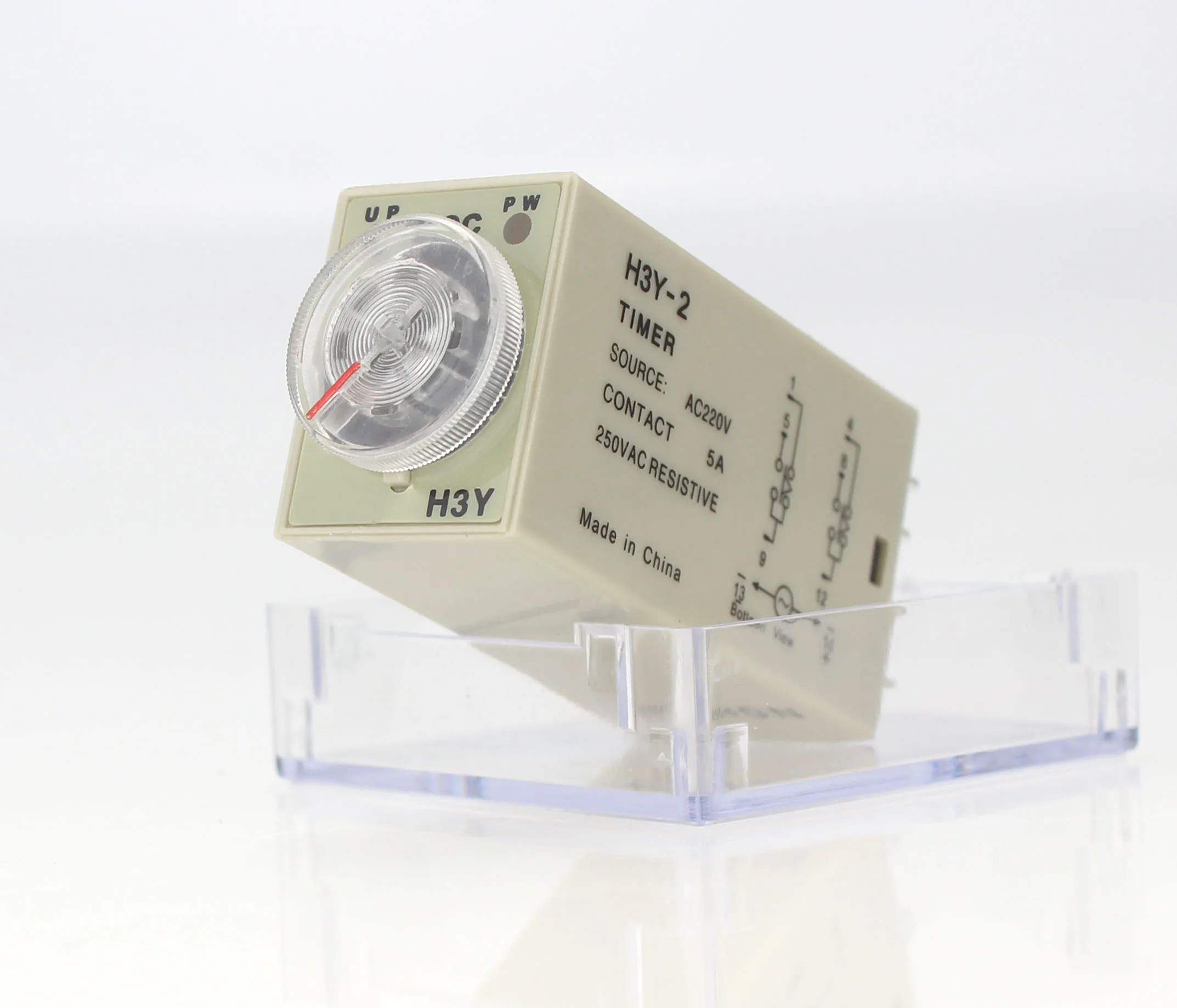 Delay Timer H3y-2 Time Relay With Base Countdown Timer Mini Time Relay ...
