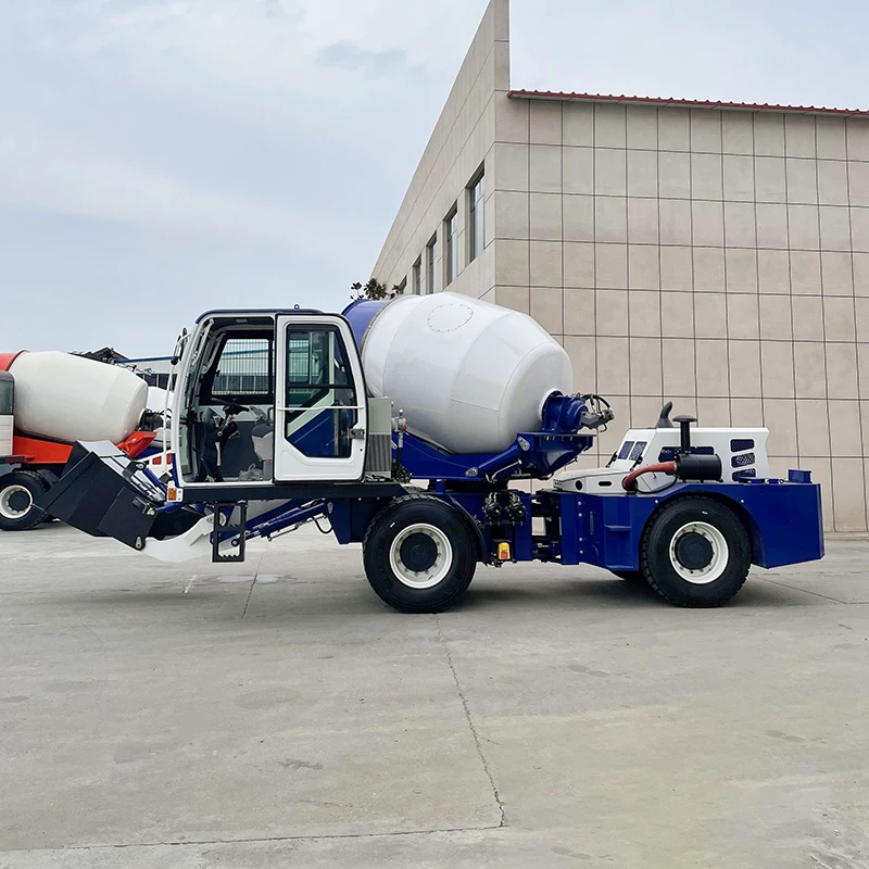 2024 New Trailer Truck Self Load Concrete Mixer Small Drum Cemente Concrete Mixer Selfloading ...
