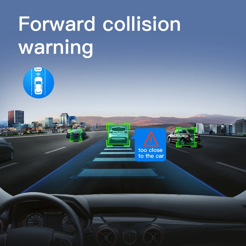 Vehicles Front View Adas Camera System For Trucks & Buses - Oem Accepted