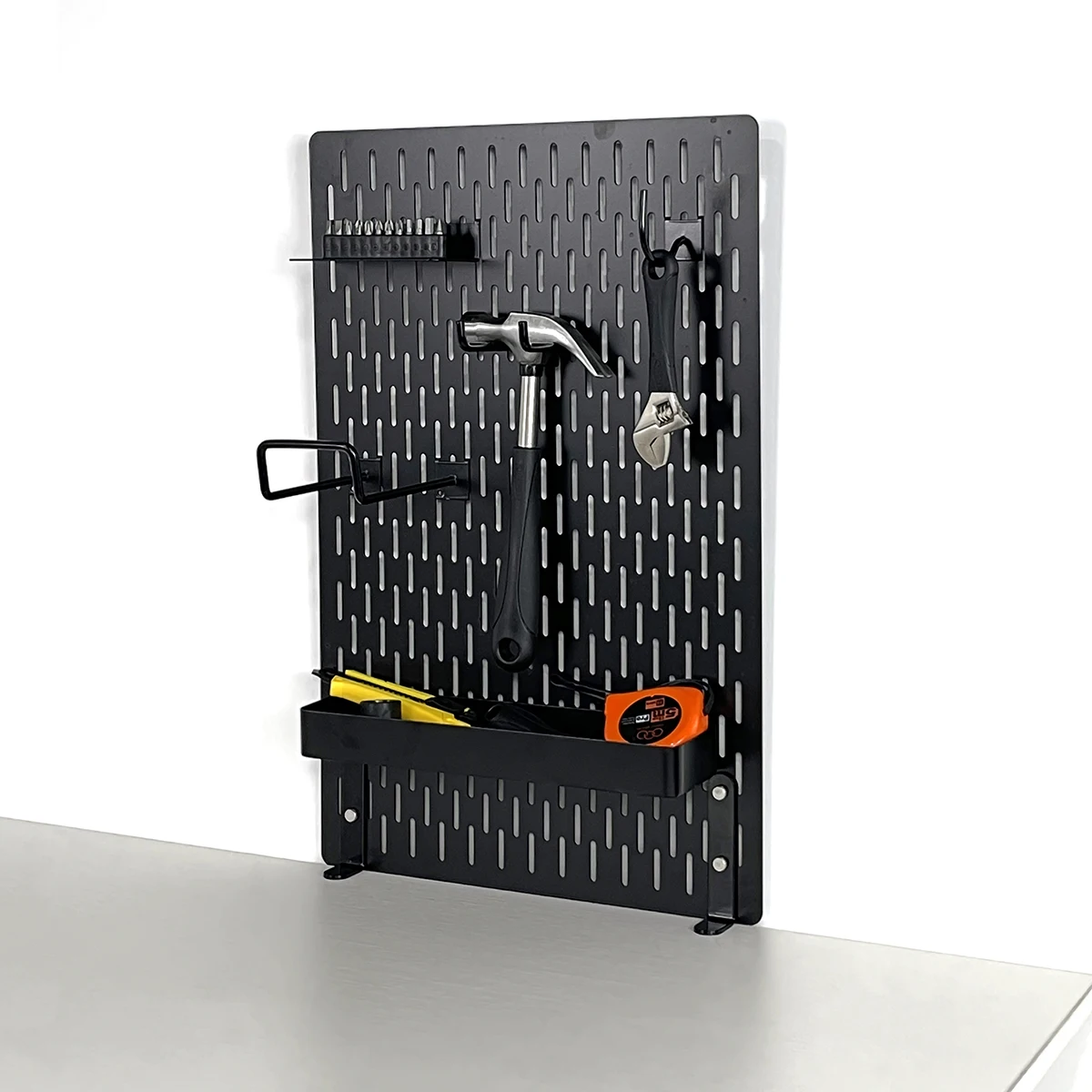 Joyings Factory Metal Pegboard Organizer Shelf Peg Board Desk Mount ...