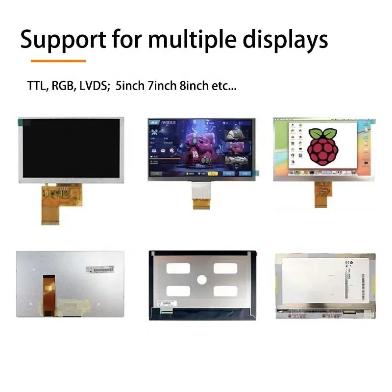 Universal LCD Controller Board - RGB/LVDS/TTL FPC Kits