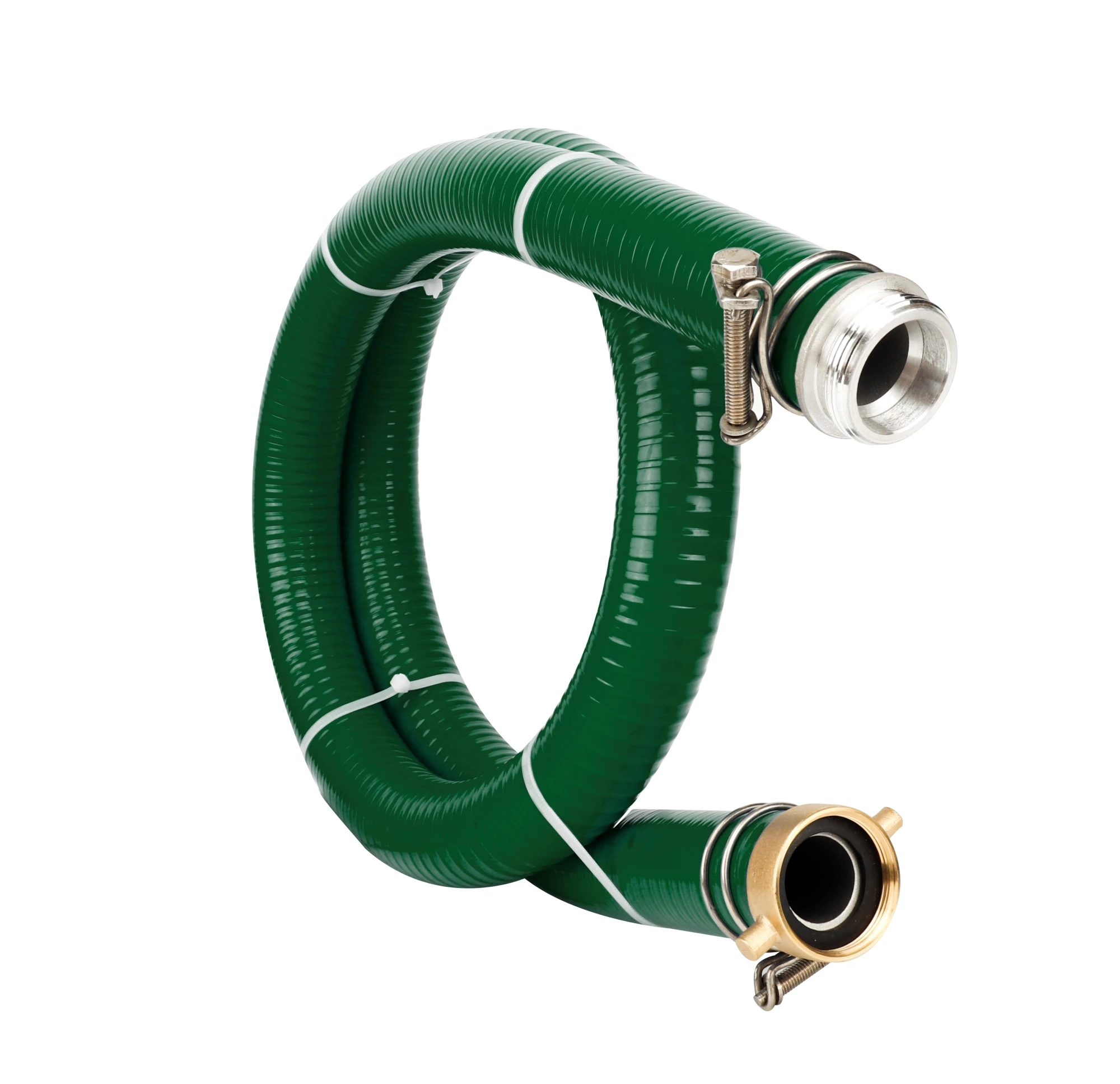 Pvc Suction Hose 2" ID 20ft Green Water Pump Hose With Pin Lug ...