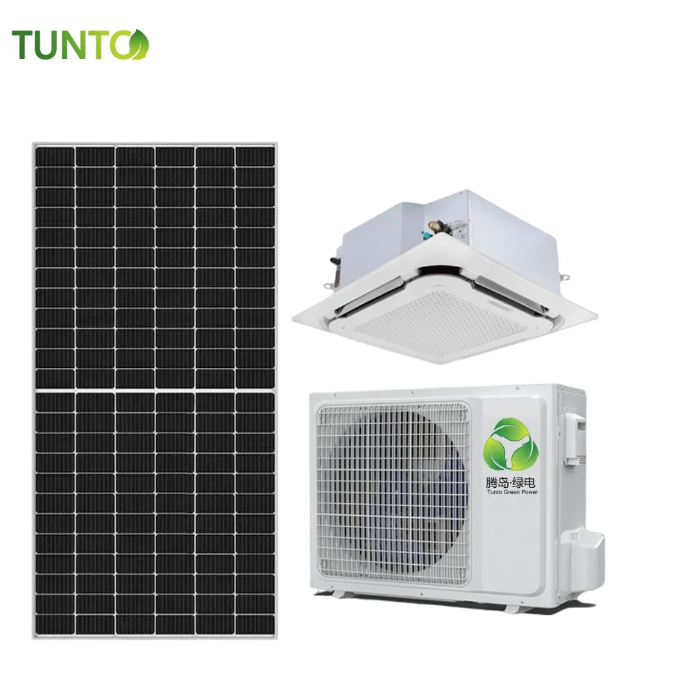 24000BTU Hybrid ACDC Solar Air Conditioner Cooling and Heating Cassette ...