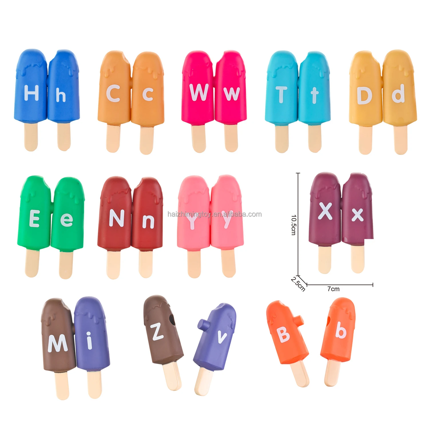 Alphabet Learning Ice Cream Toys Preschool Toddler Learning Early ...