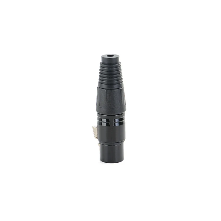 Cannon Male and Female 3 Pin XLR Microphone Audio AV Cable Plug Mic ...
