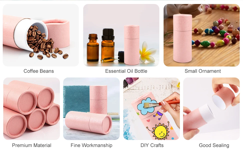 Biodegradable Custom Food Grade Cardboard Cylinder Eco Tea/capsule ...