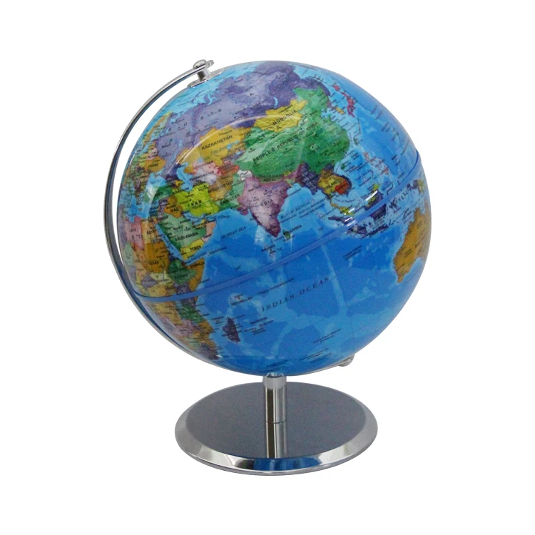 World Map Globe Decor Desk Earth Globe Political World Globe