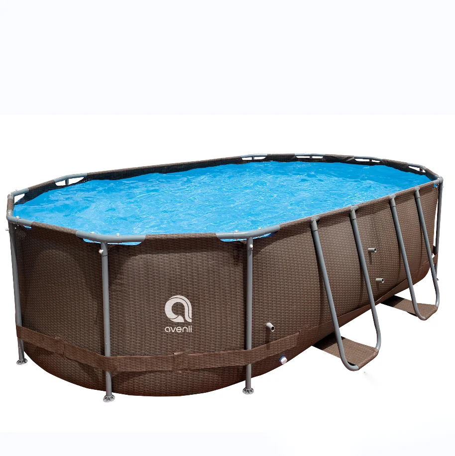 Large Metal Frame Pool for Adults - Perfect for Rentals