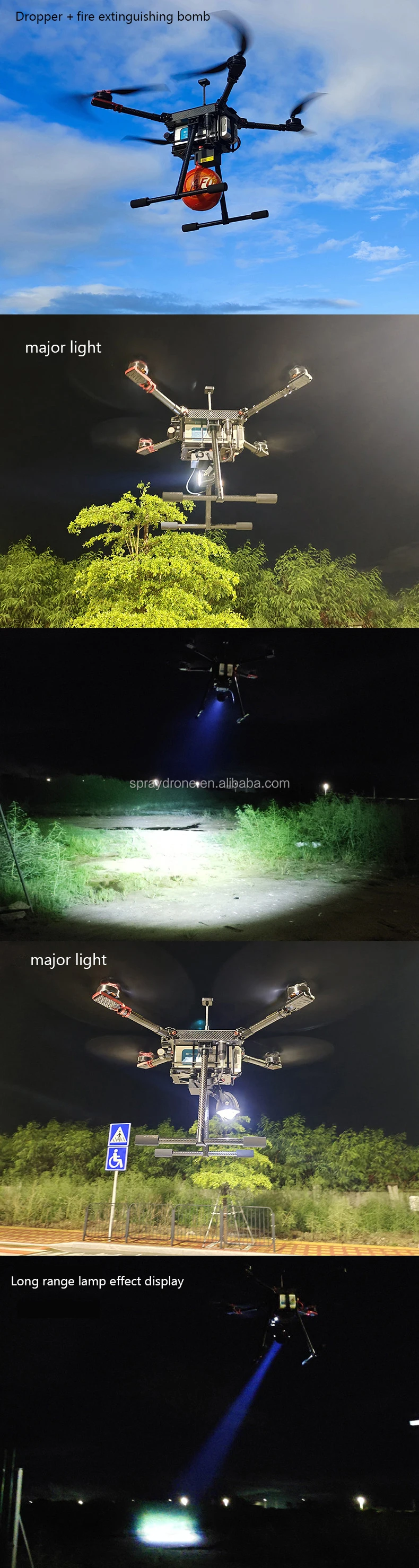 Quadcopter Drone 2kg 5kg Payload Customize Delivery Drone With Camera ...