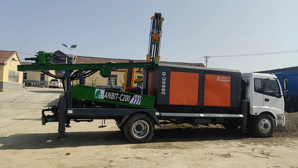 Second-hand Anbit-c200 Truck-mounted Water Well Drilling Rig For Sale 3 ...