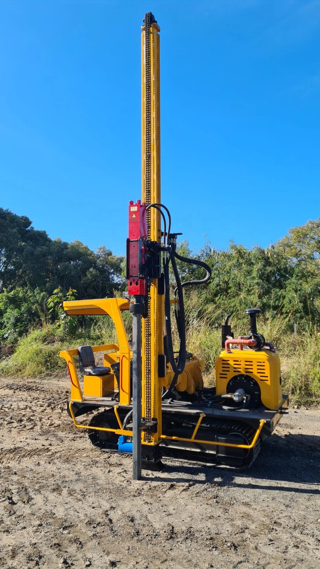 High Efficiency Hydraulic Pile Driving Machine for Construction
