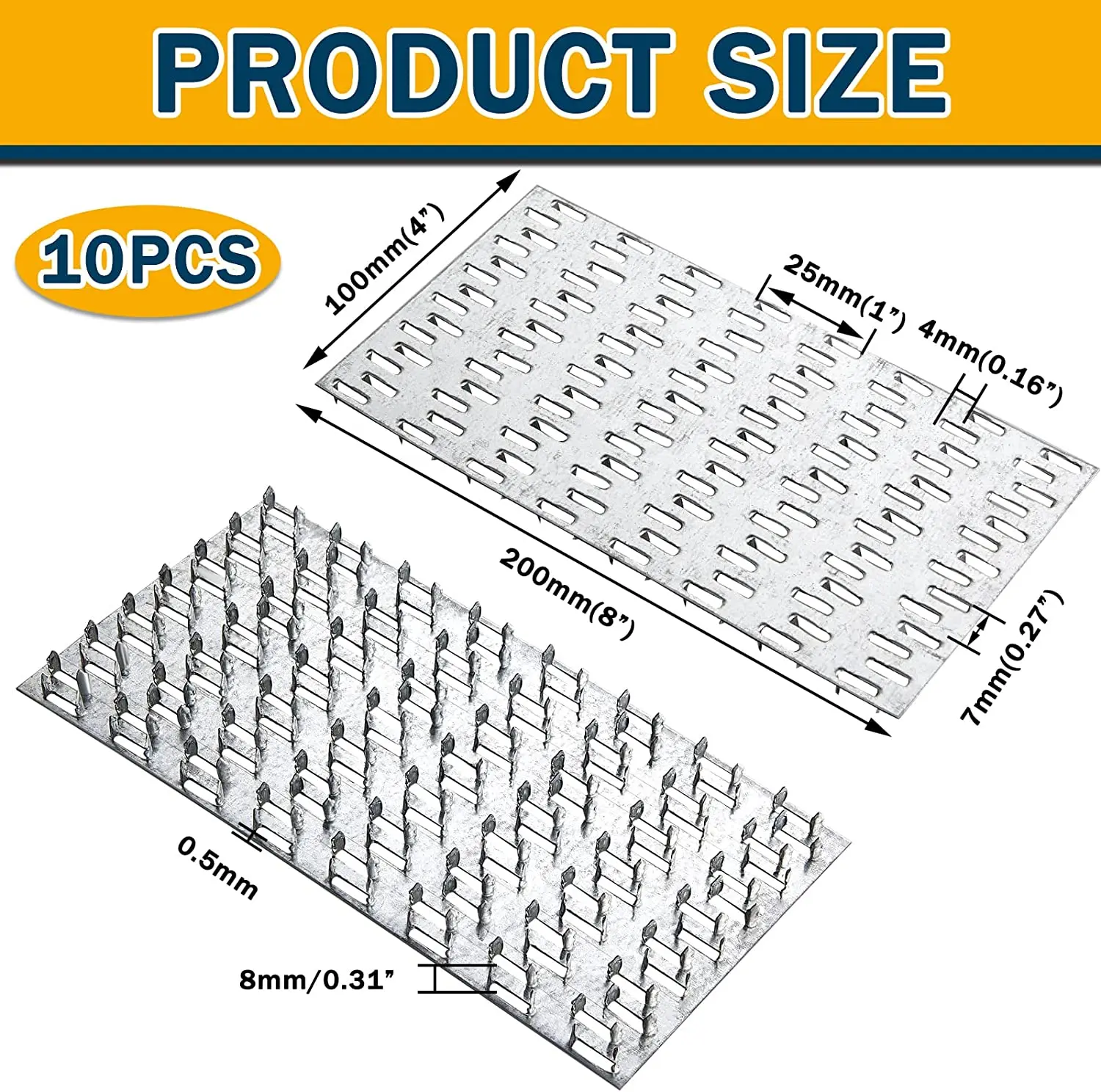 High Quality Wooden Structure Connection Double Nailed Plates - Buy ...