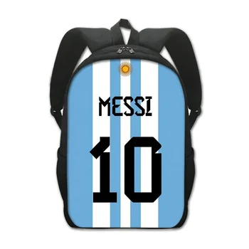 Messi Football Schoolbag 14 16 17 "primary School Kindergarten Satchel ...