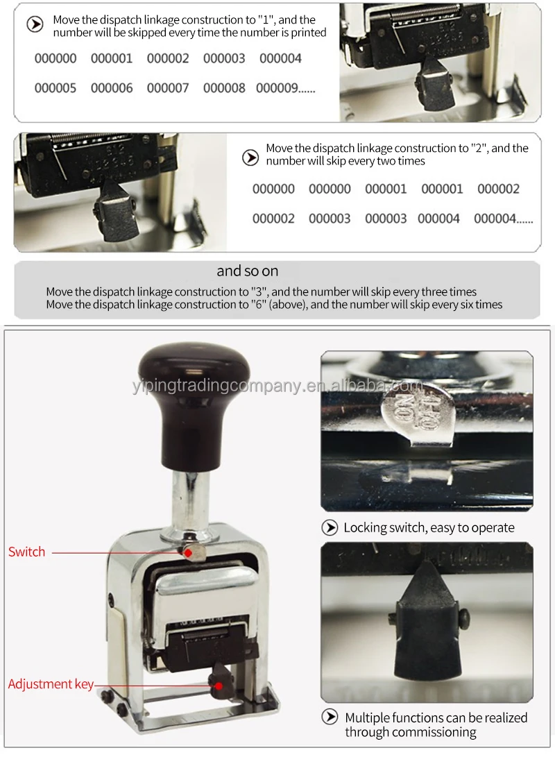 10pins Bits Small Automatic Numbering Machine Automatic Numbering ...