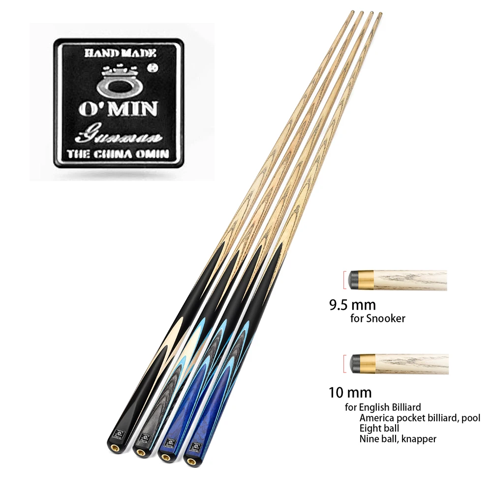 New Omin Gunman JO-2 One 1 Piece Single Pool Snooker & Billiard Cues ...