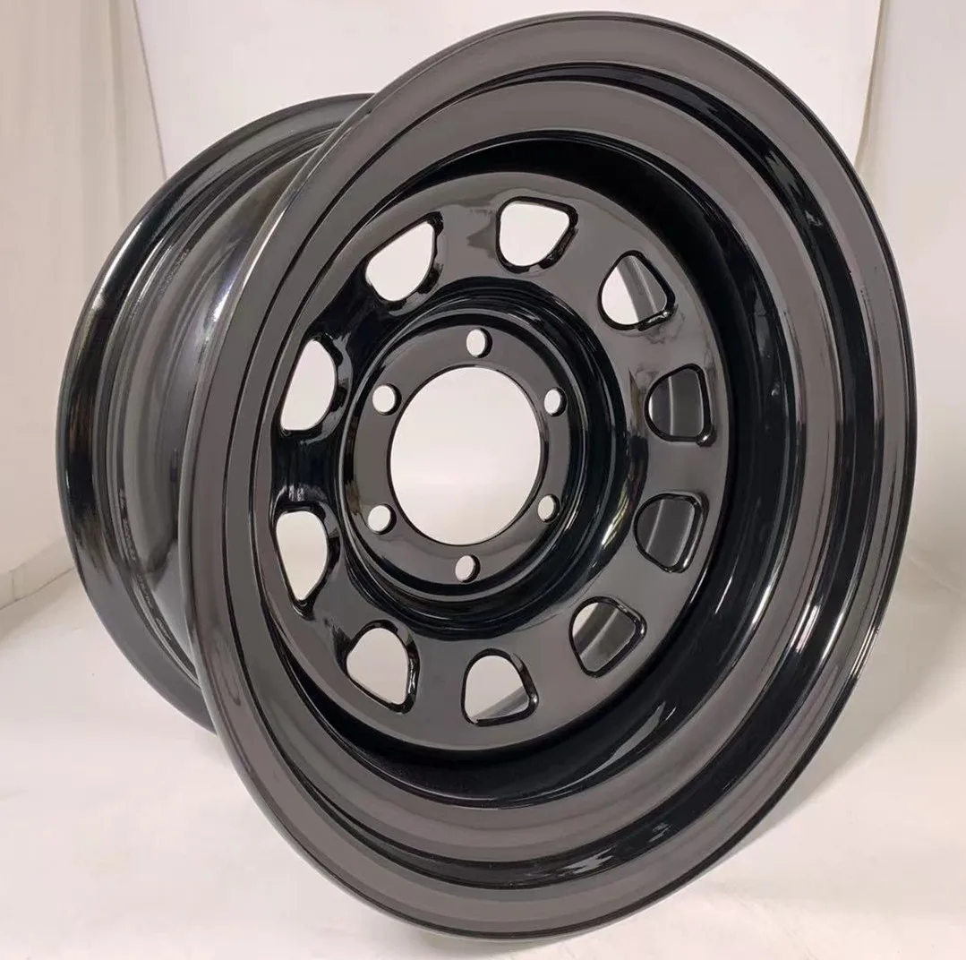 Flyway Fx002 Steel Wheel Black White And Chrome Finish Treatment Can ...