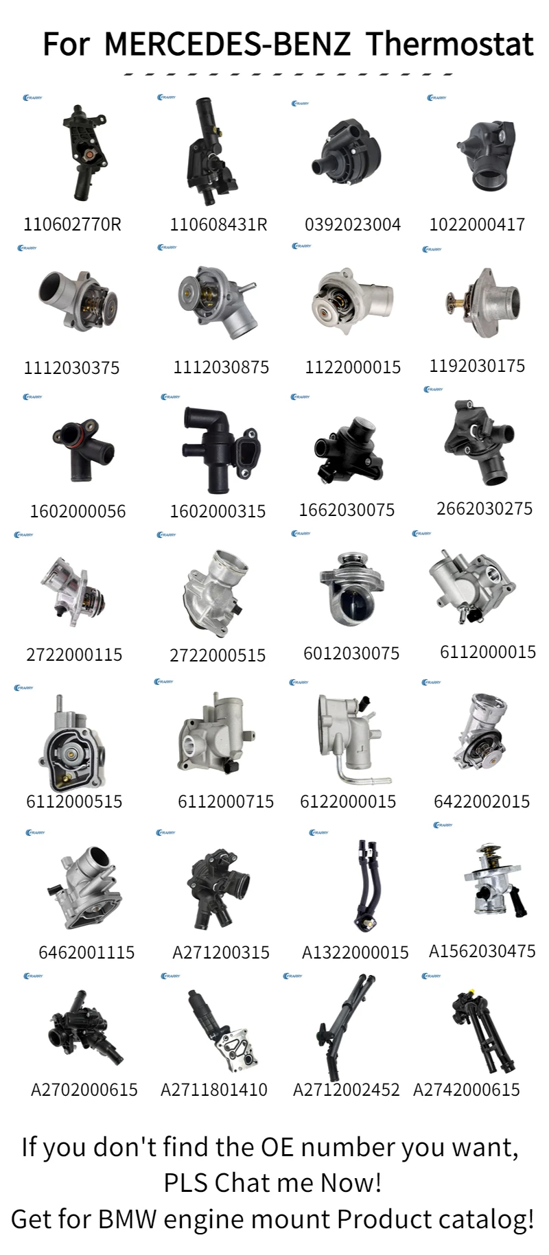 Engine Coolant Thermostat for Mercedes Benz GL-CLASS M-CLASS SPRINTER ...