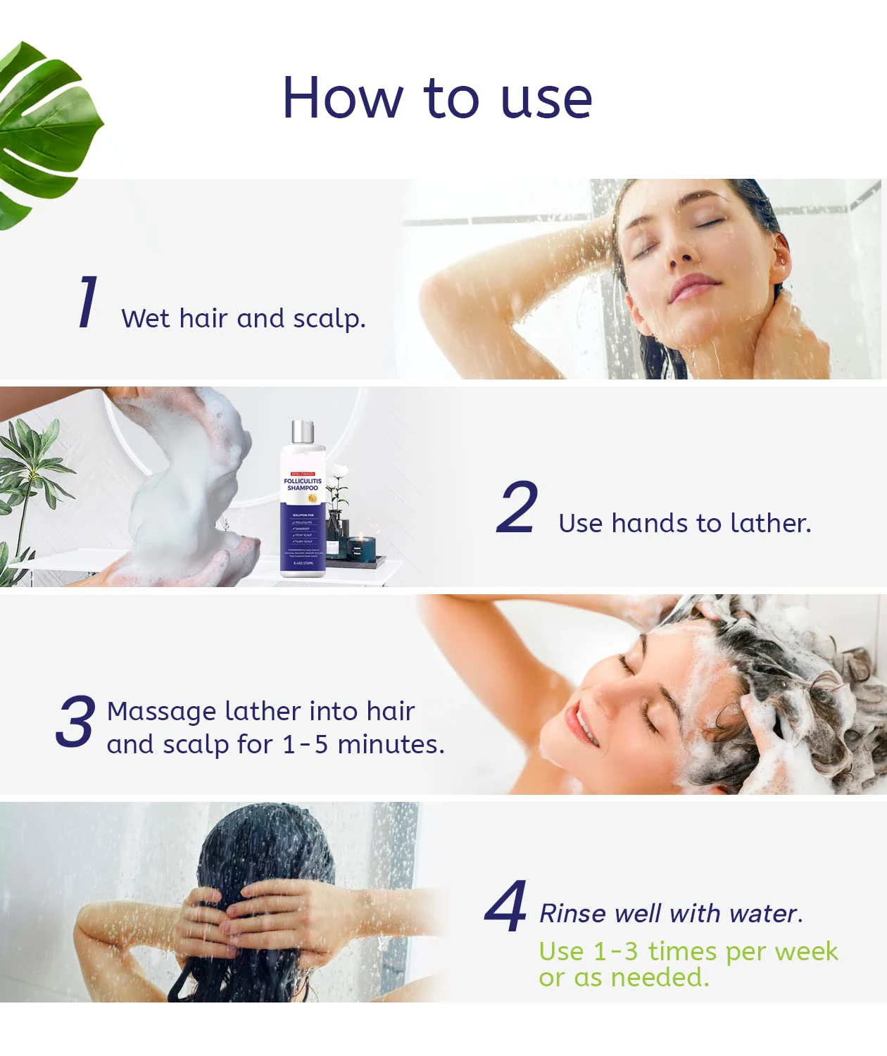 Customized Folliculitis Shampoo for Seborrheic Dermatitis