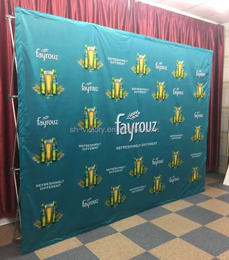 3x3 3x4 Exhibition Backdrop Trade Show Roll Pull Up Pop Up Display ...