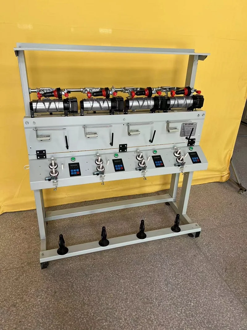 4head High Speed Coning Machine - Iron Tight Winding in Japan