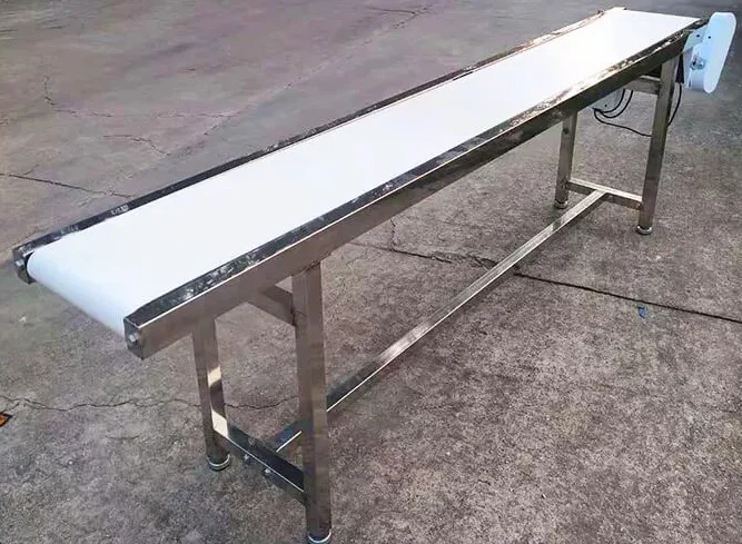 Easy to Clean Food Grade PU Conveyor Belt Food Transporting Assembly ...