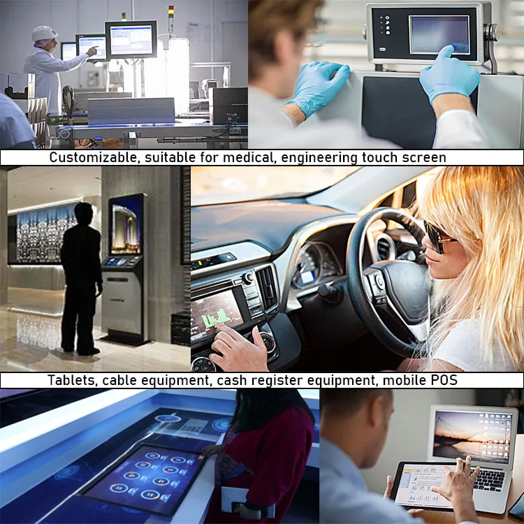 7" No Moq Usb I2c Rs232 Interface Glass Glass Structure 7 Inch ...