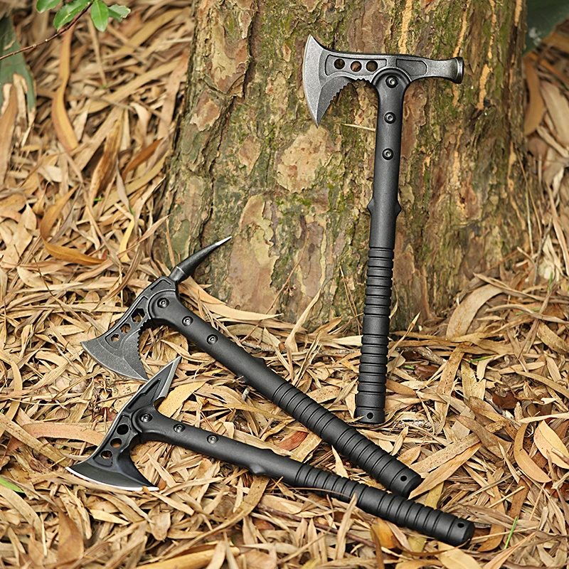 Camping Multitool Axe Black Coating Blade Multipurpose Tools Axe - Buy ...