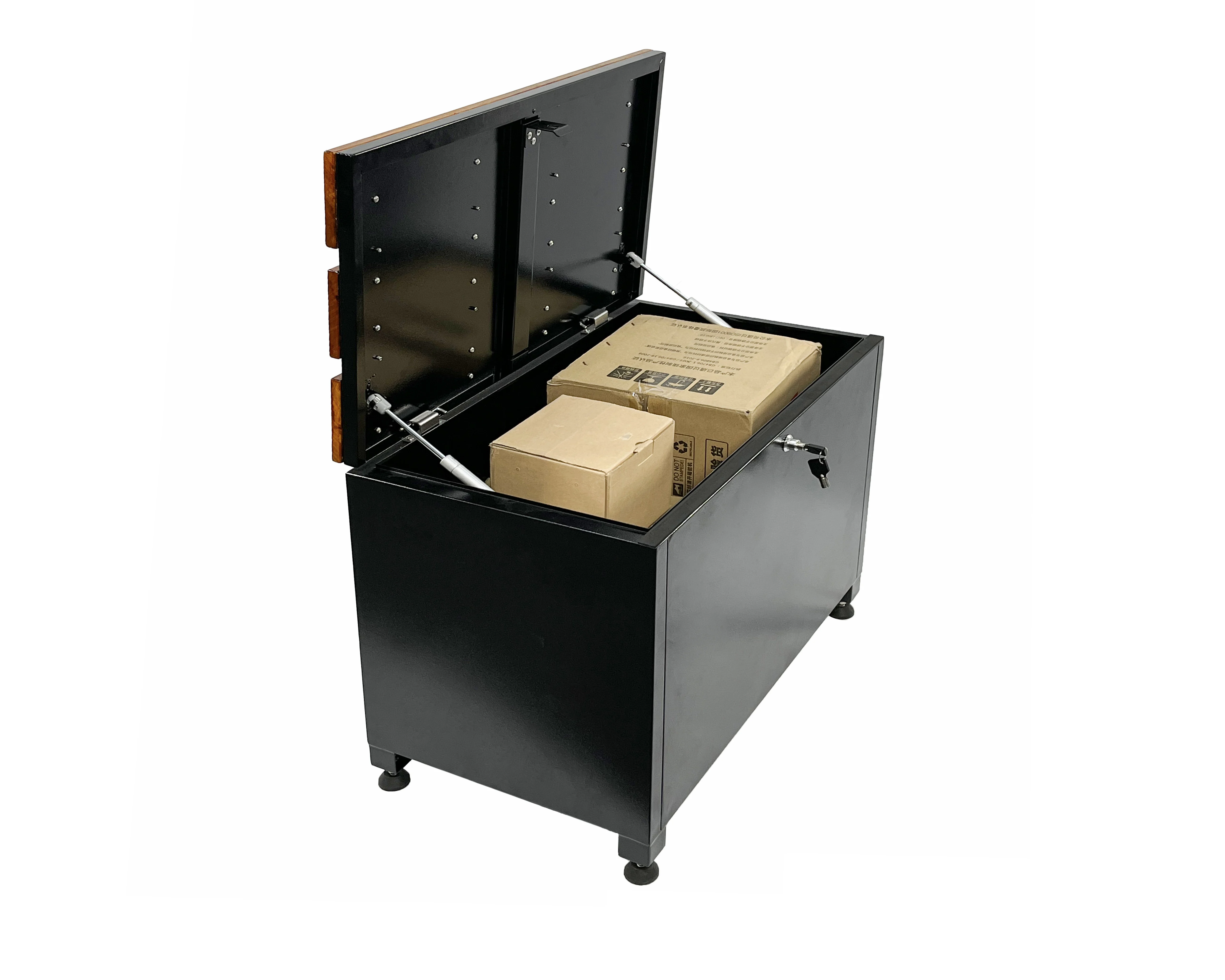 Metal Box Freestanding Outdoor Steel Metal Parcel Post Letter Mail Drop ...