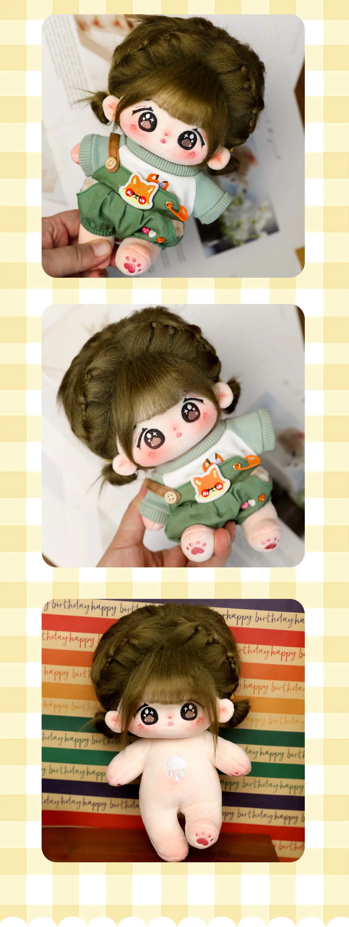 Custom Korean Plush Toy Star Doll - Soft & Stuffed Gift