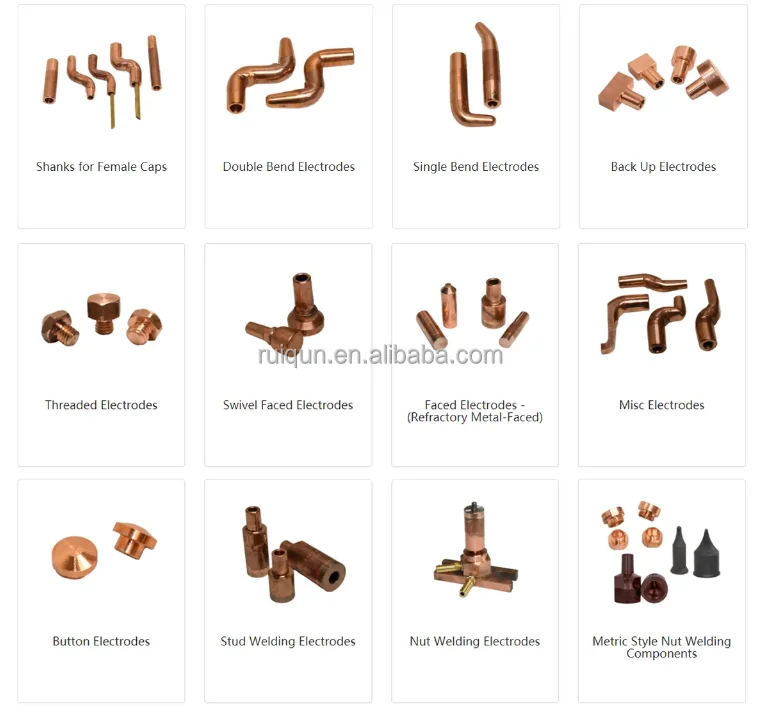 Nut / Bolt Welding Electrode With Guide Pins Kcf Sleeves For Projection ...