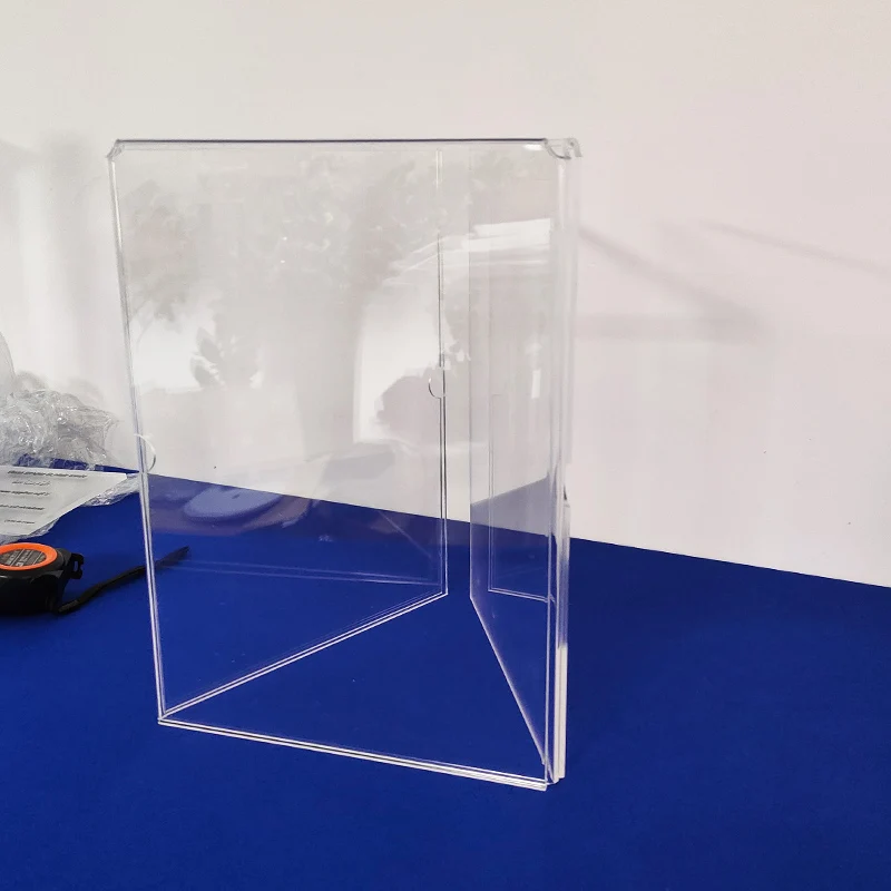 Clear Acrylic Triangle Table Sign Holder - Custom Size Acrylic Menu ...